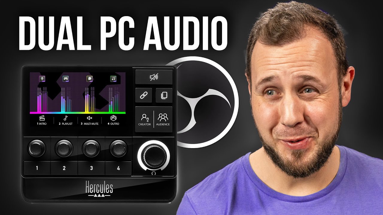 Perfektes STREAM Audio: Hercules Stream 200 XLR Dual PC Setup - YouTube