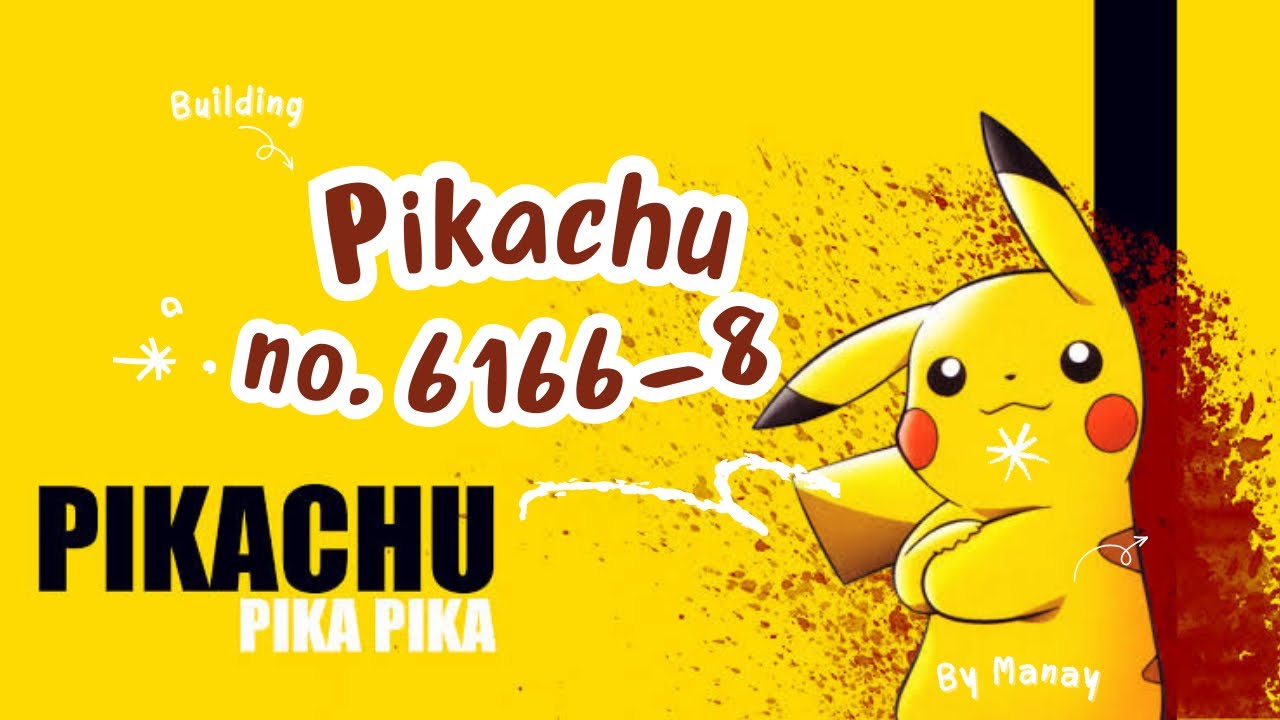 HOW TO BUILD PIKACHU NO. 6166-8 BRICKS MAKE A WISE LIFE (BAHASA) - YouTube