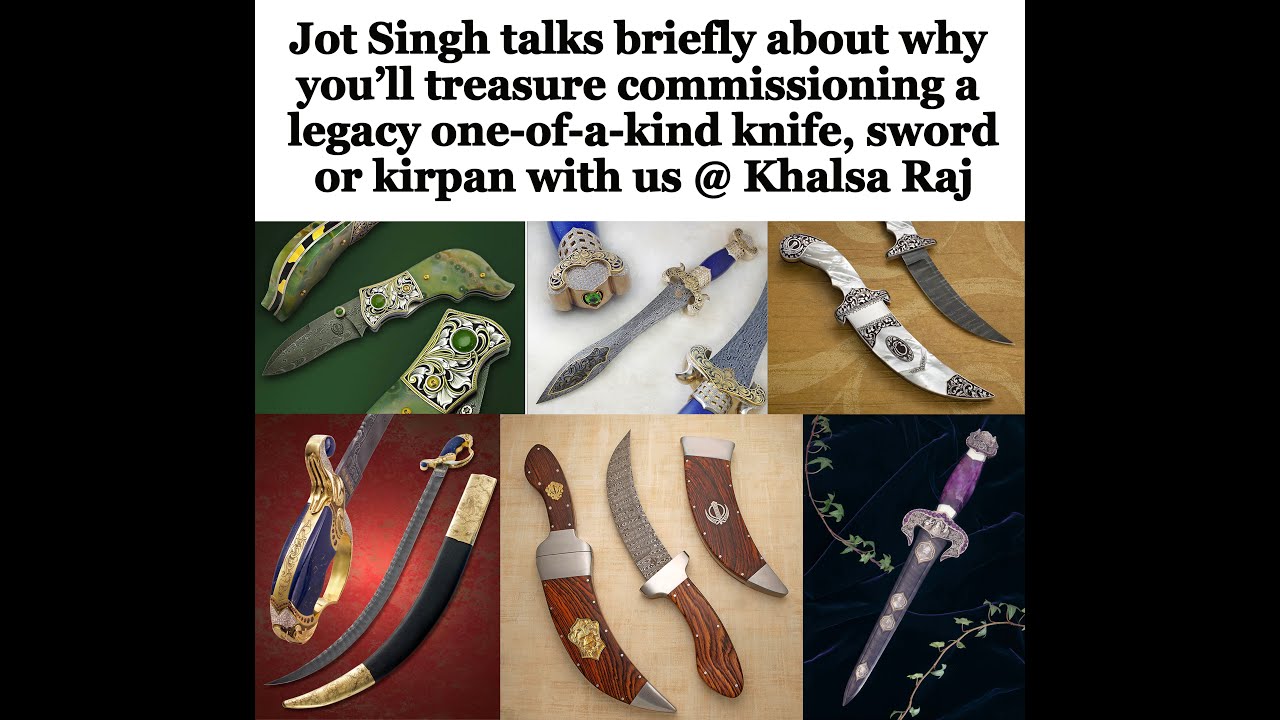 Our Exceptional One-of-a-kind knives, swords and kirpans (Sikh knives ...
