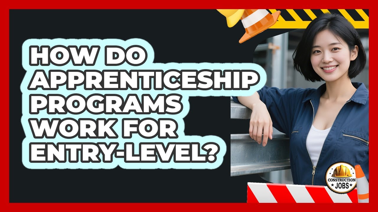 How Do Apprenticeship Programs Work For Entry-Level? - YouTube