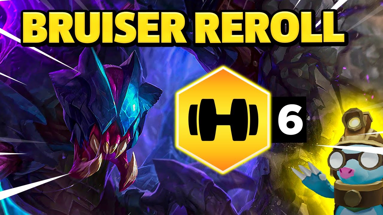 NEW REK'SAI BRUISER REROLL STRATEGY | Challenger Teamfight Tactics ...