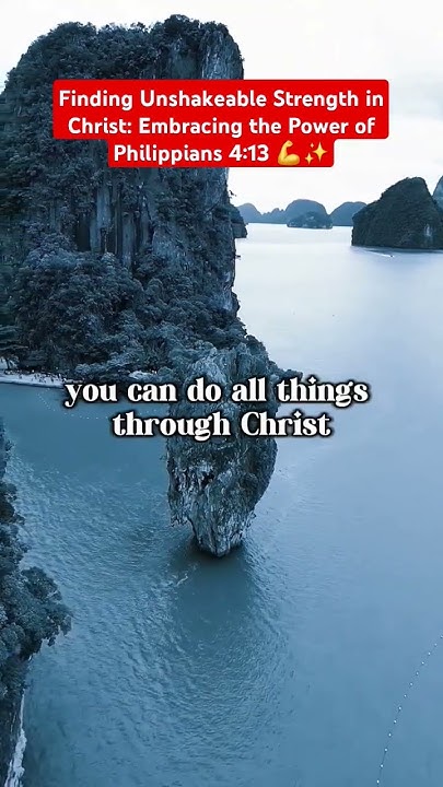 Finding Unshakeable Strength in Christ 💪 #Believe #Hope #Courage - YouTube