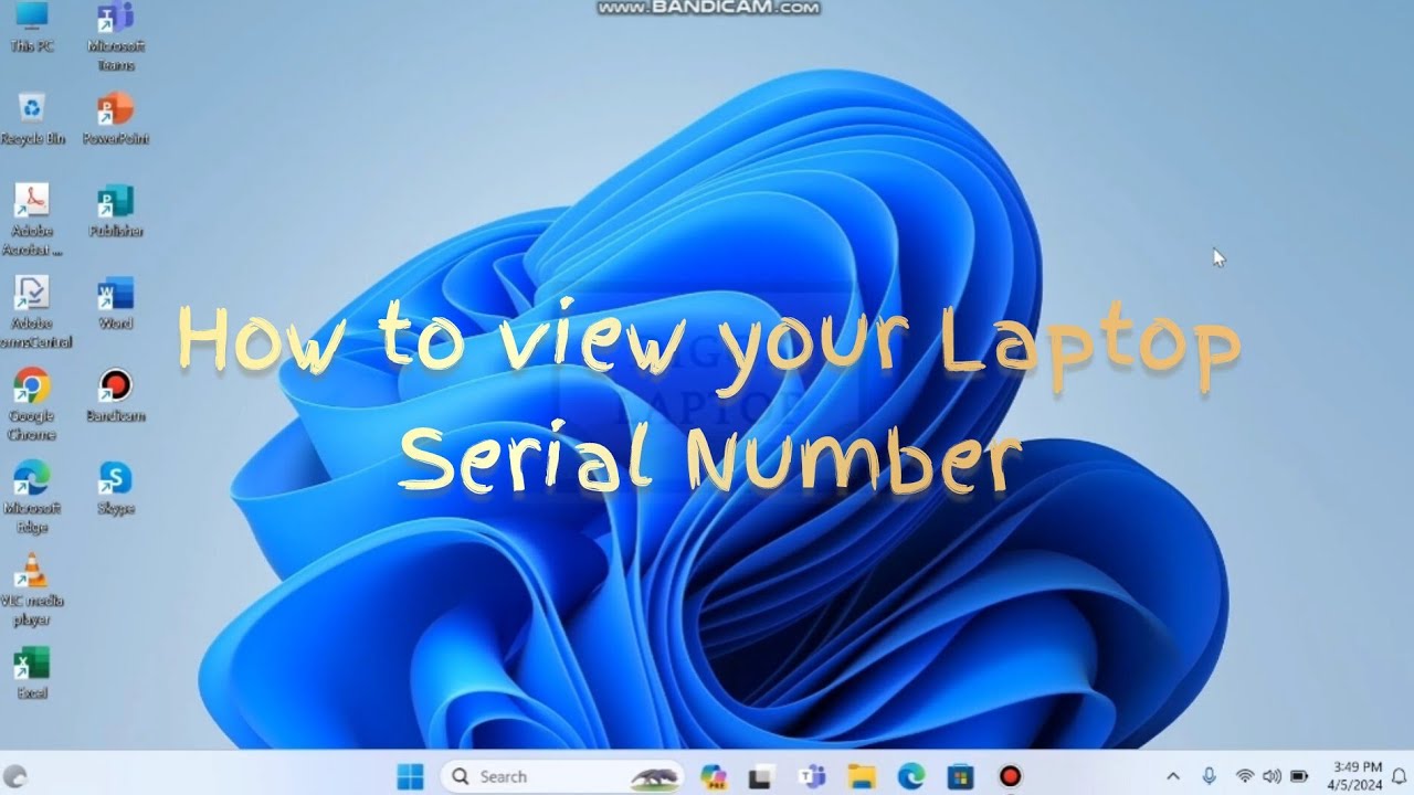 How to view any windows laptop SERIAL NUMBER 🛠💻 #digoslaptop - YouTube