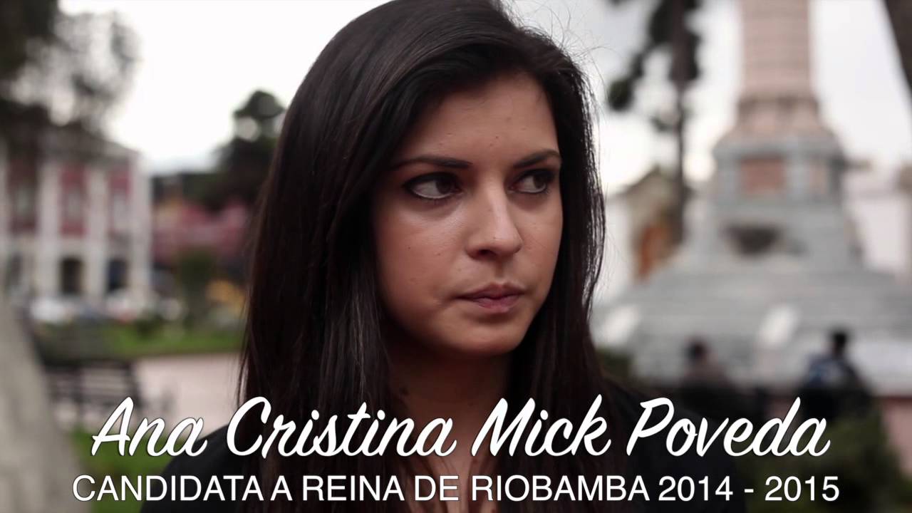 Anna Cristina Mick Poveda, nuestra flamante Candidata a Reina de ...