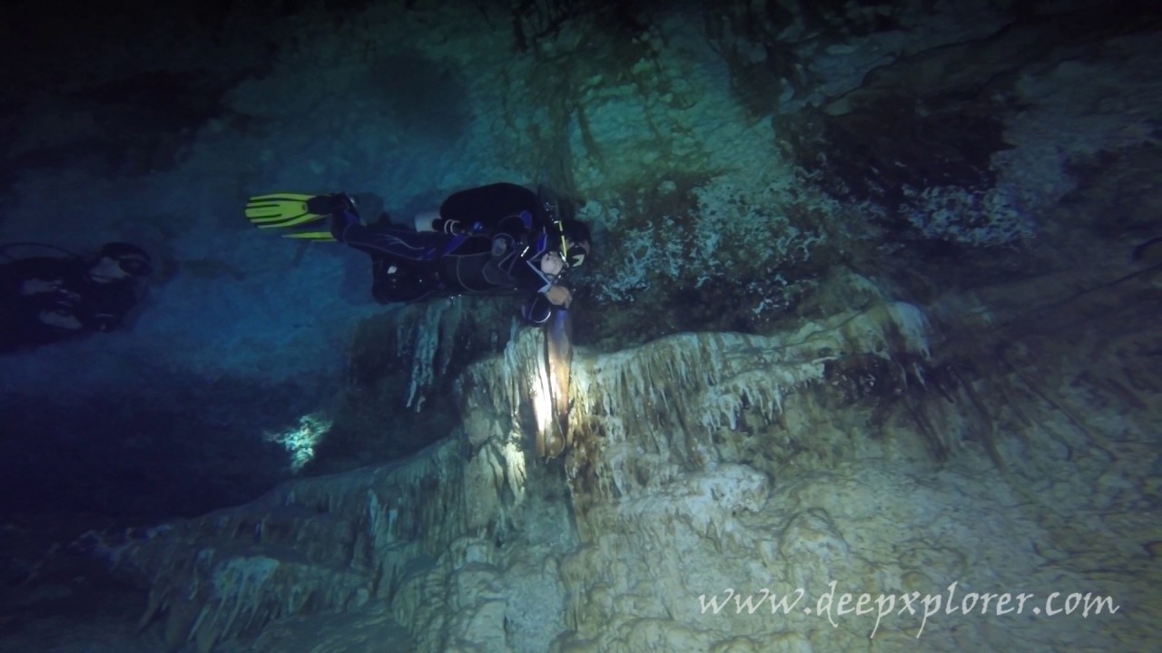 Diving Cenote El Pit Quintana Roo Mexico - YouTube