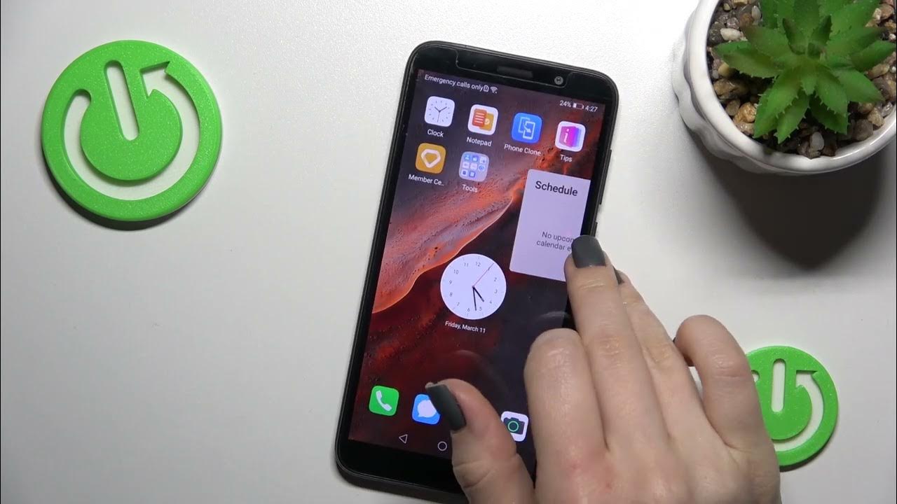 How to Manage Home Screen Widgets in HUAWEI Y5p – Additional Options - YouTube