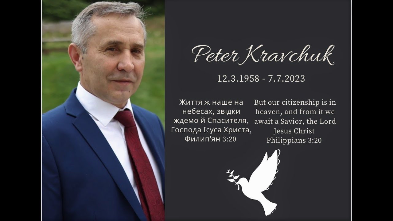 In memory of Peter Kravchuk (PART 3 FINAL) Burial service - YouTube