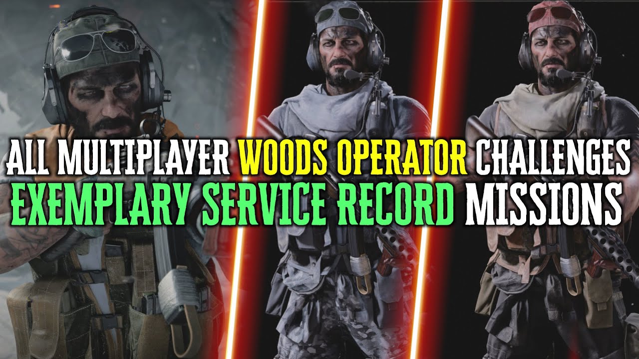 ALL WOODS OPERATOR MISSIONS (Exemplary Service Record) Season 3 Black ...
