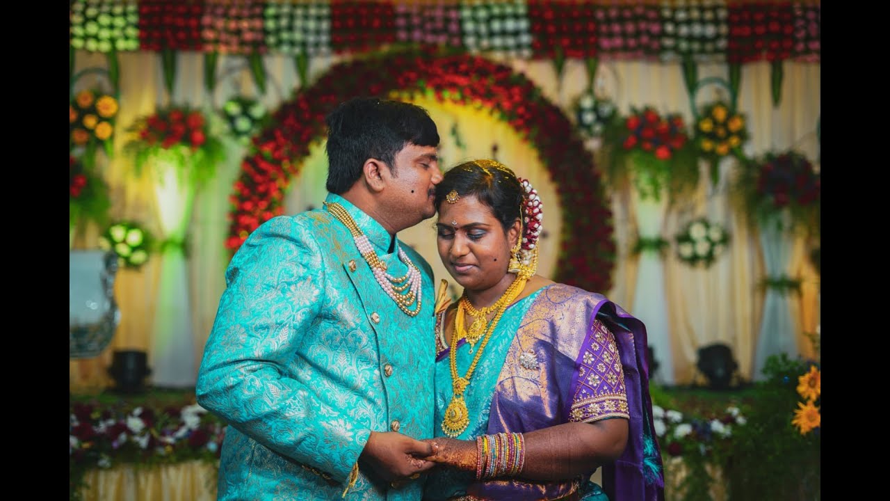 Krishna Bhagavan 🩷 Meena Sri || Reception Teaser || Capture By Davis ...