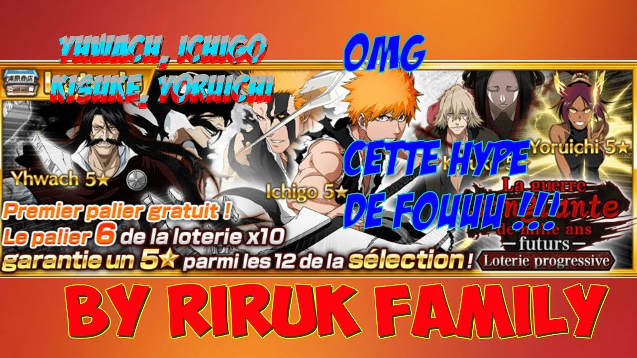 BLEACH BRAVE SOULS avis et stats des Personnages TYBW vague 4, la HYPE ...