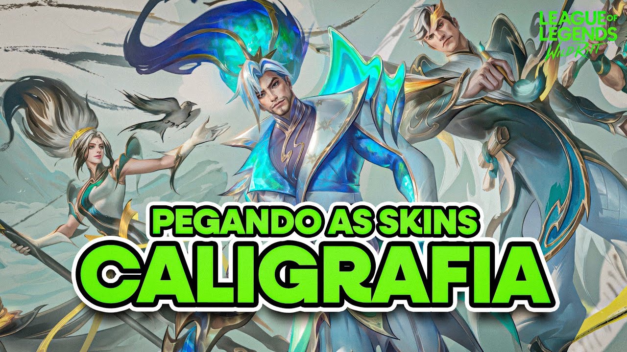 GASTANDO 30.000 WILD CORES NAS SKINS CALIGRAFIA | Wild Rift - YouTube