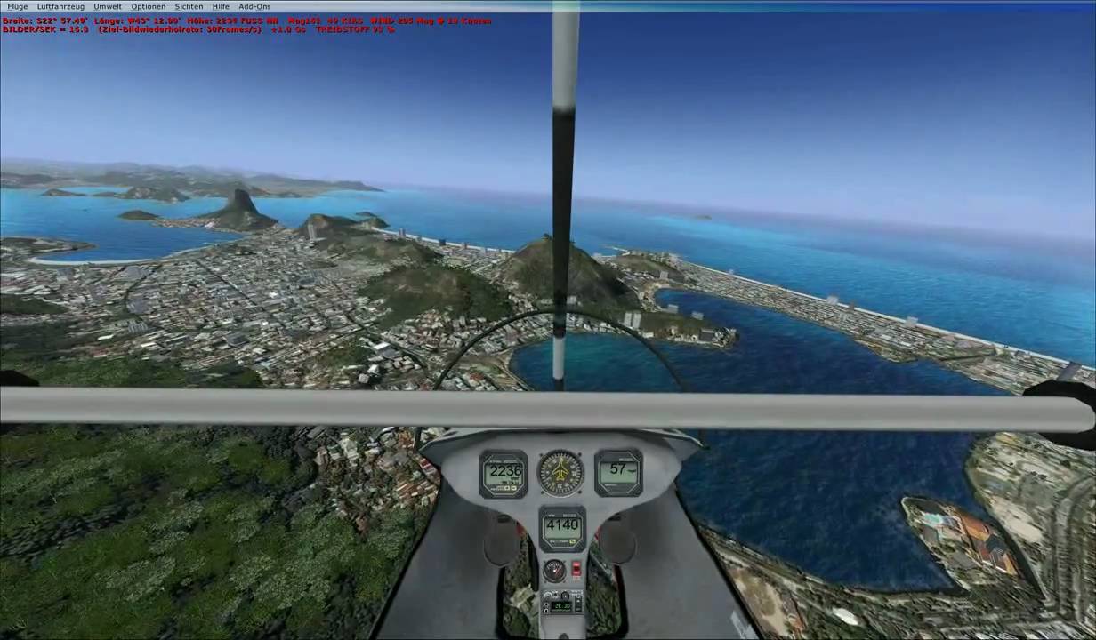 FSX Rio De Janeiro near SBGL - Scenery - YouTube