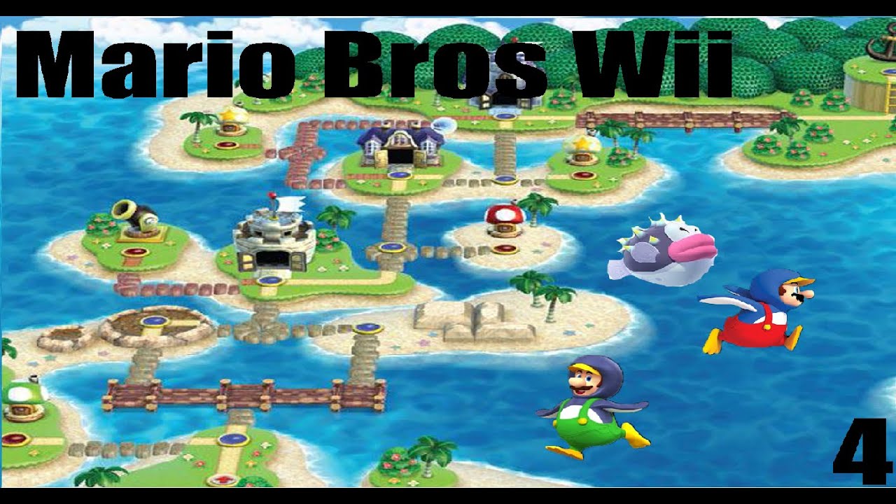 BEACH DAY | Super Mario Bros Wii Episode 4 - YouTube
