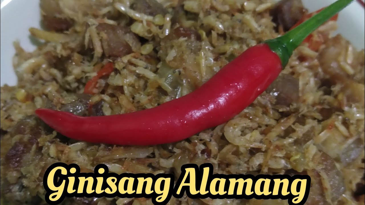 GINISANG ALAMANG | FRESH ALAMANG - YouTube