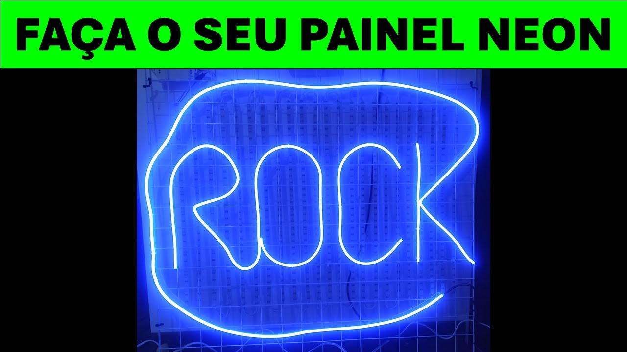 Painel de Led Neon - YouTube