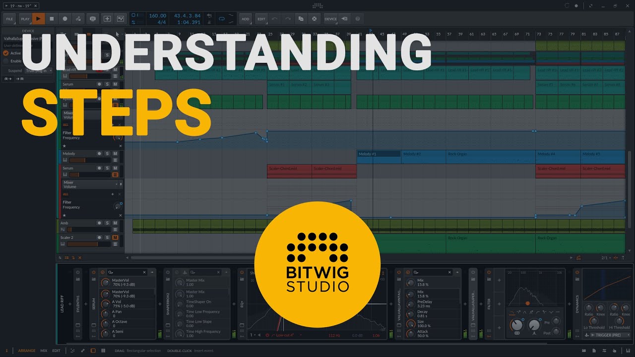 How to use the Bitwig Steps tutorial - YouTube