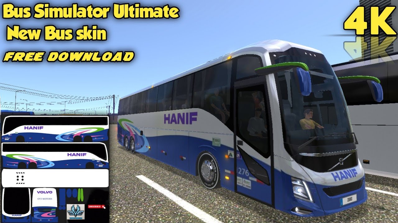 How to add bd bus skin in bus simulator ultimate volvo 9800, bus ...
