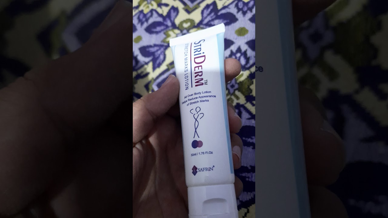 Steriderm stretch marks lotion - YouTube