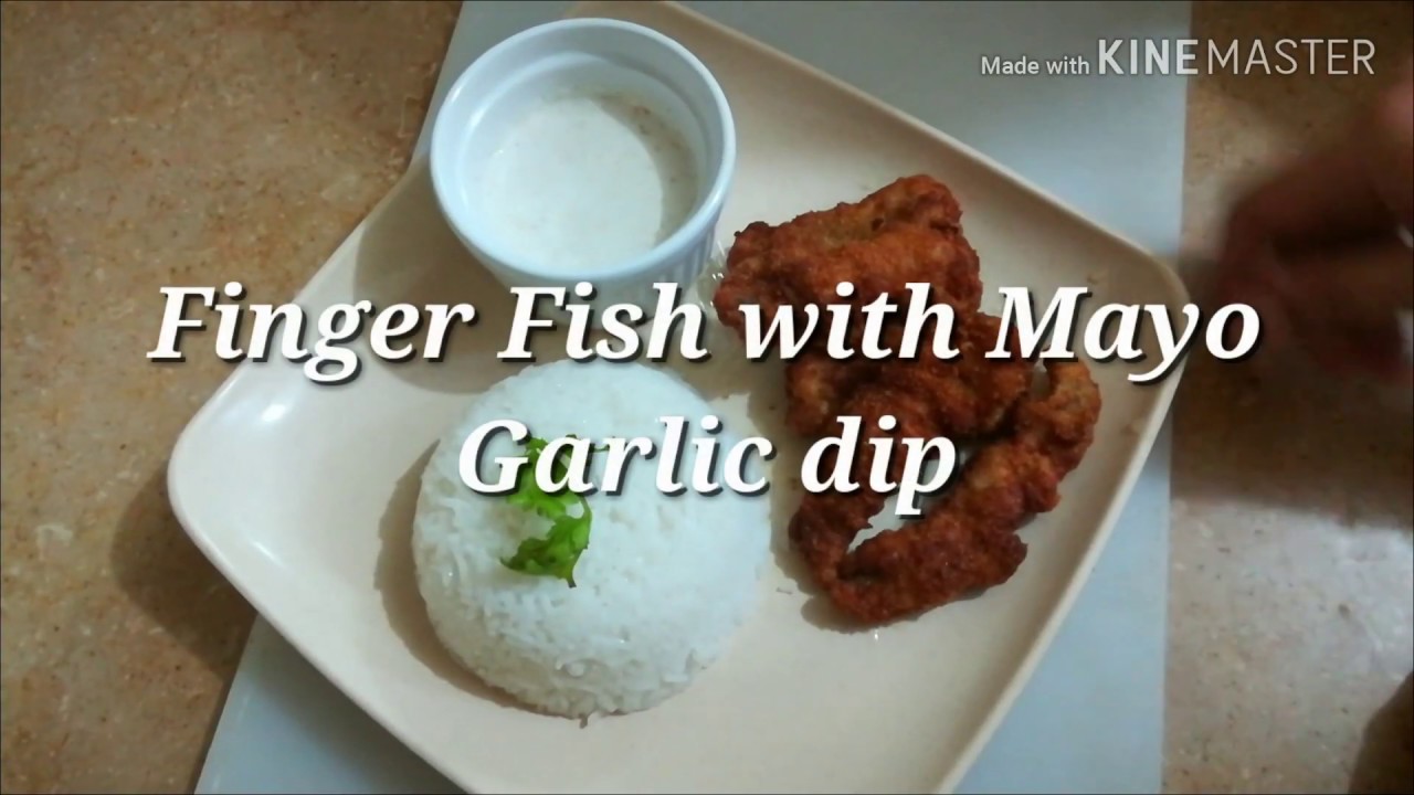 Finger Fish With Mayo Garlic Dip | How To Make Fish Finger | Let's Cook ...