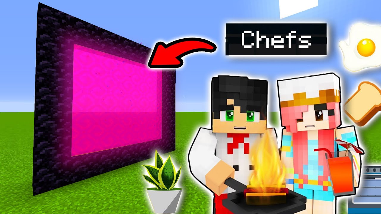 How To Make A Portal To The ItsFunneh as CHEFS Dimension in Minecraft ...