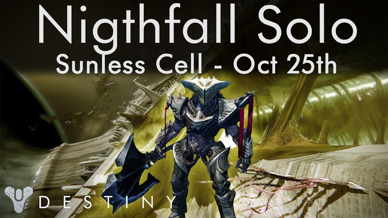 Destiny - Solo Nightfall Guide - Sunless Cell (Darkblade) - Oct 25th ...