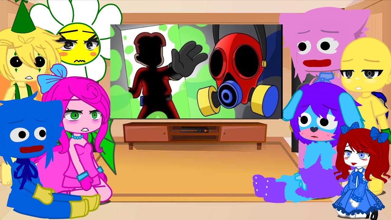 Poppy Playtime Chapter 3 React To Who is He? II Gacha Club II - YouTube