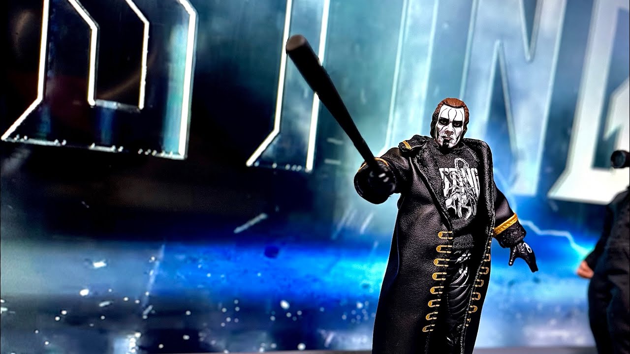 AEW Supreme Sting Action Figure Review - YouTube