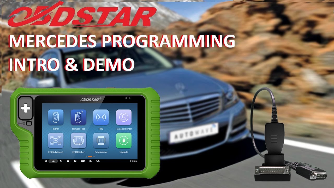 OBDStar Mercedes Benz Adapter Intro and Demo! - YouTube