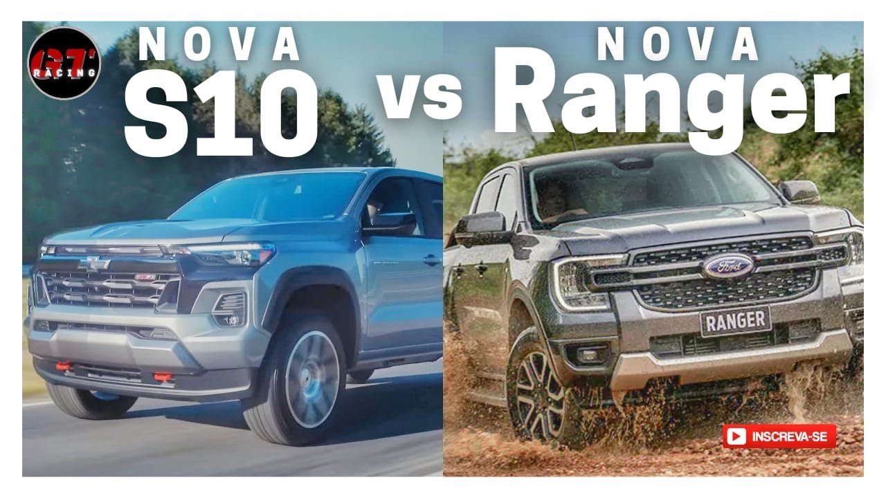 Nova Ford Ranger 2024 vs Nova Chevrolet S10 2024. Qual é a melhor ...