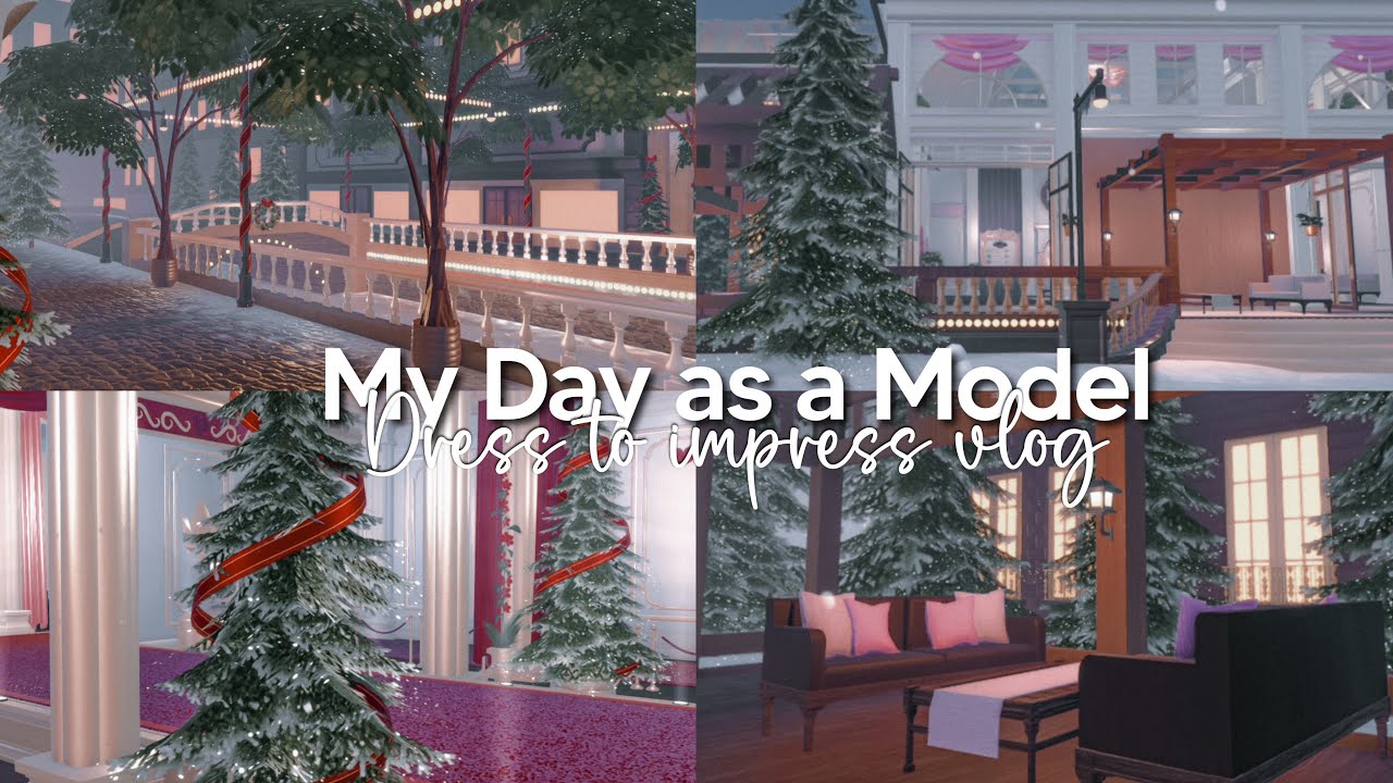 Day in the life of a DTI Model | DRESS TO IMPRESS ROBLOX VLOG - YouTube