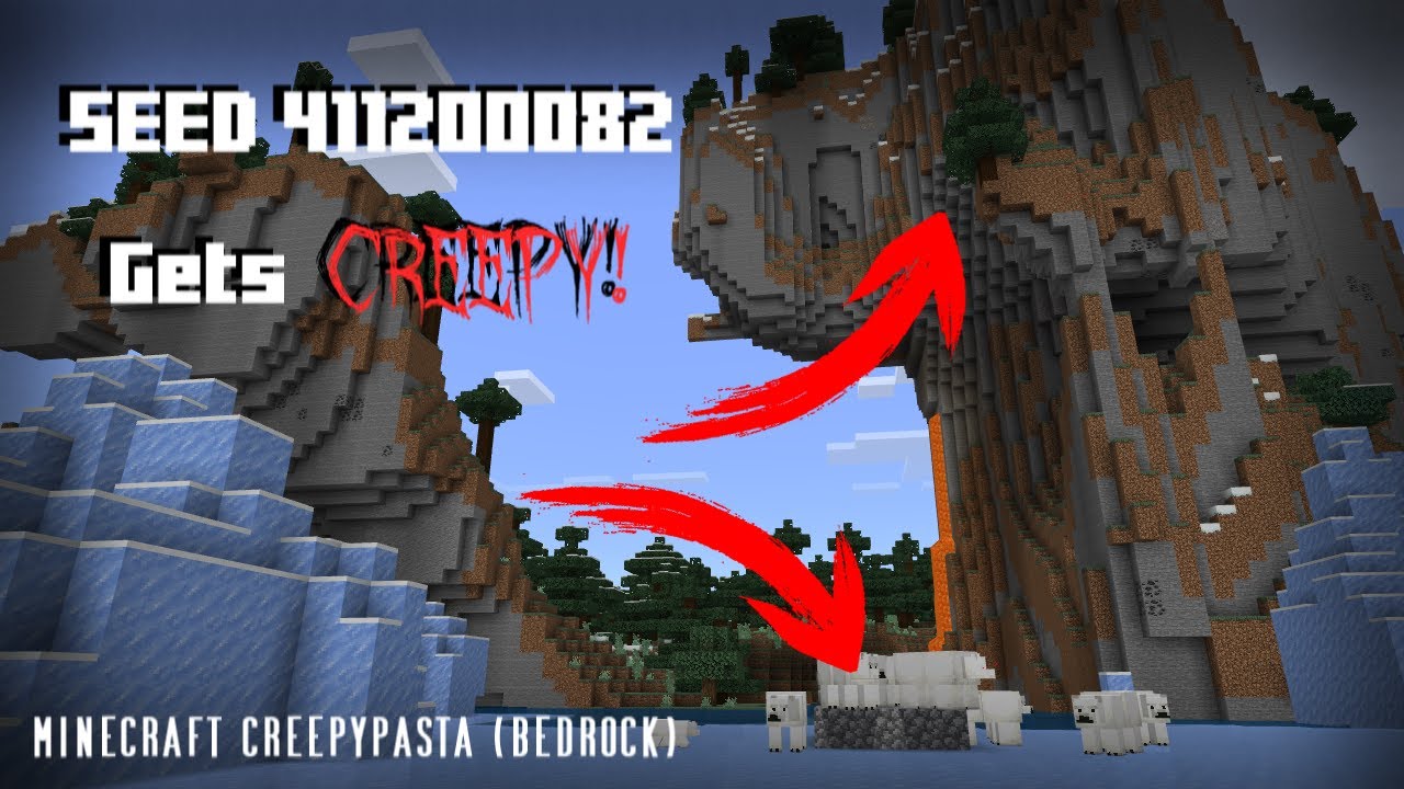 Seed 411200082 | Minecraft Creepypasta (Bedrock) - YouTube