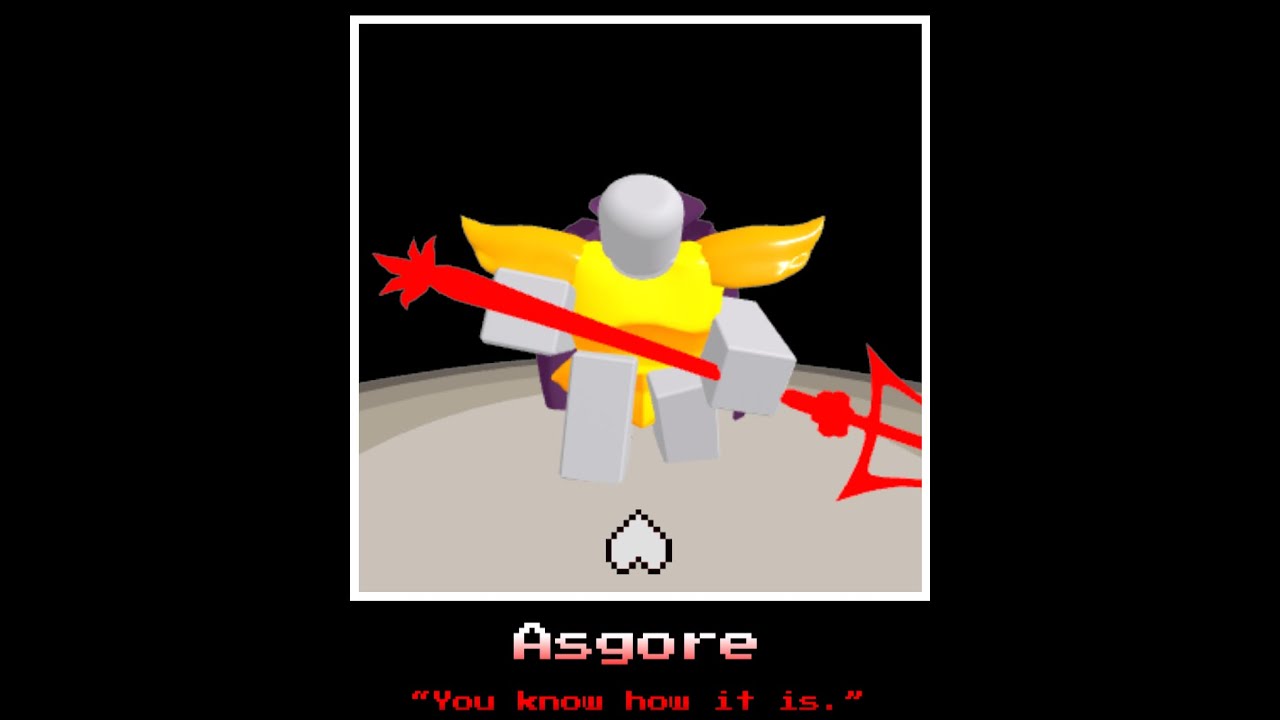 Asgore Rework Showcase [Undertale test Place Reborn] - YouTube