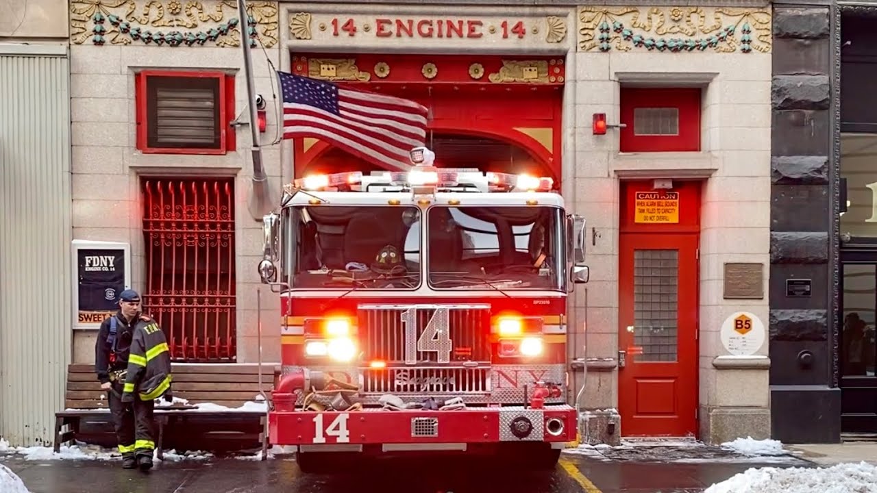 🌟 BRAND NEW 🌟 FDNY Engine 14 Responding - YouTube