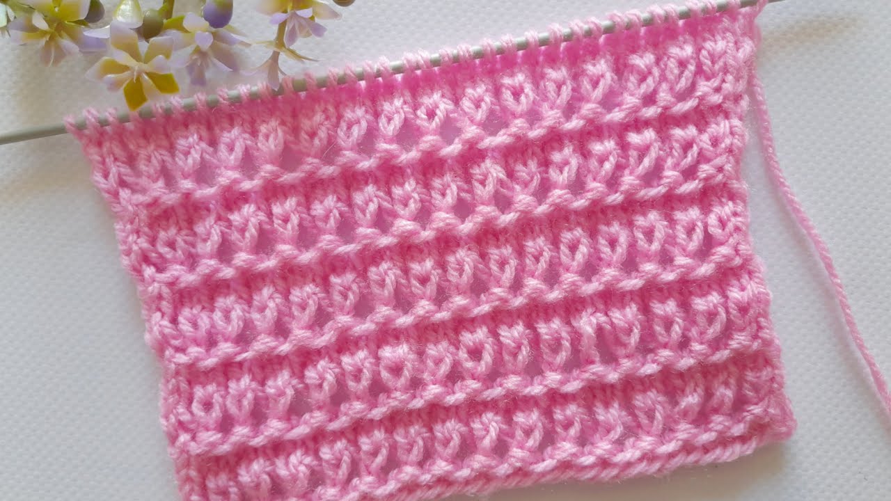 Easy And Beautiful Knitting Pattern - YouTube