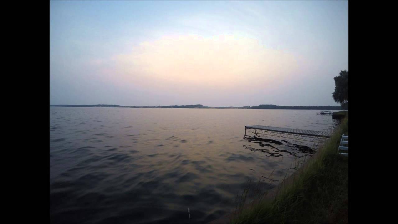 Hamlin Lake Sunset July 4, 2015 - YouTube