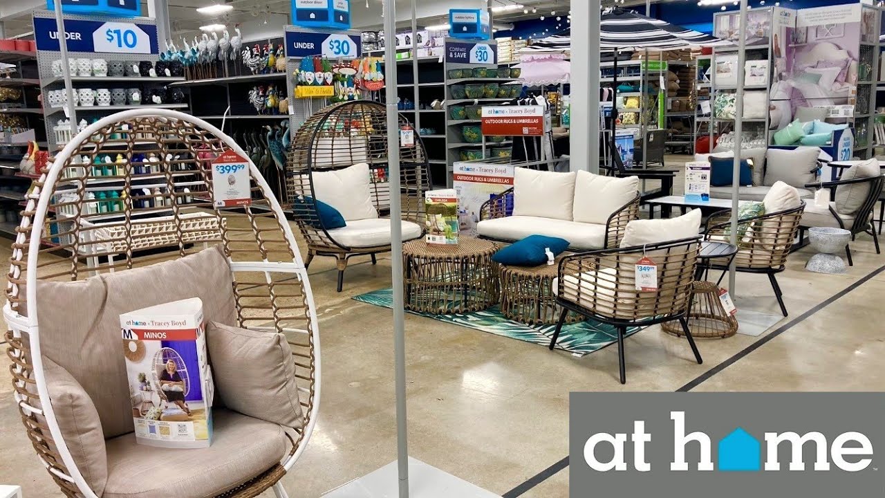 AT HOME PATIO FURNITURE OUTDOOR SOFAS EGG CHAIRS TABLES SHOP WITH ME ...