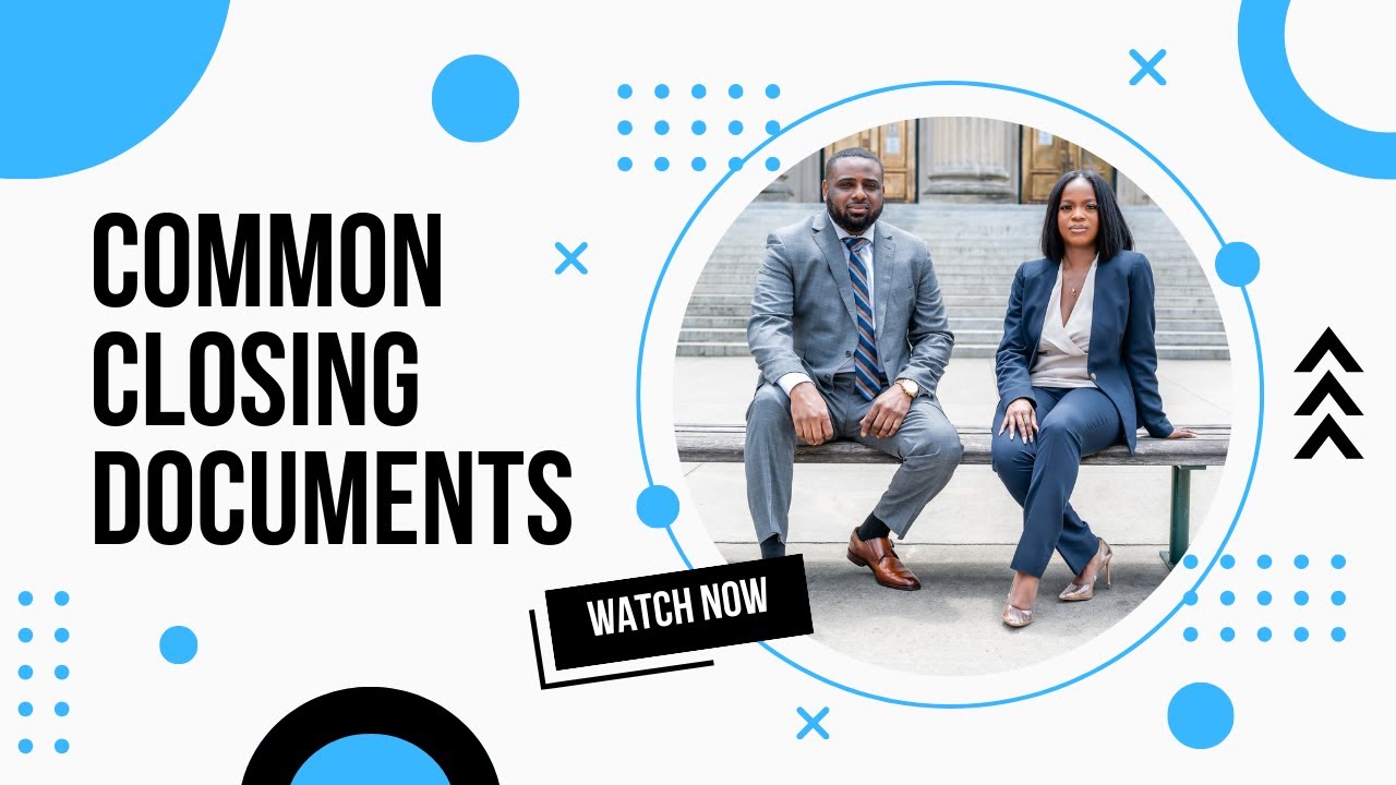 Common Closing Documents at Your Closing - YouTube