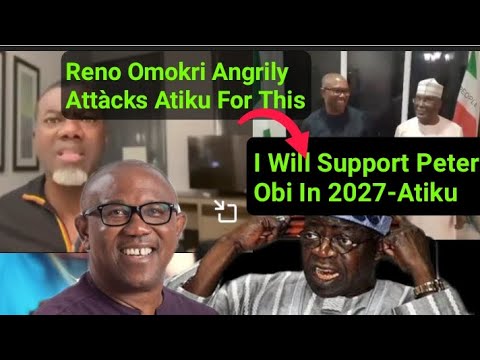 Reno Omokri Angry Clash As Atiku Confirm He Will Support Peter Obi In ...