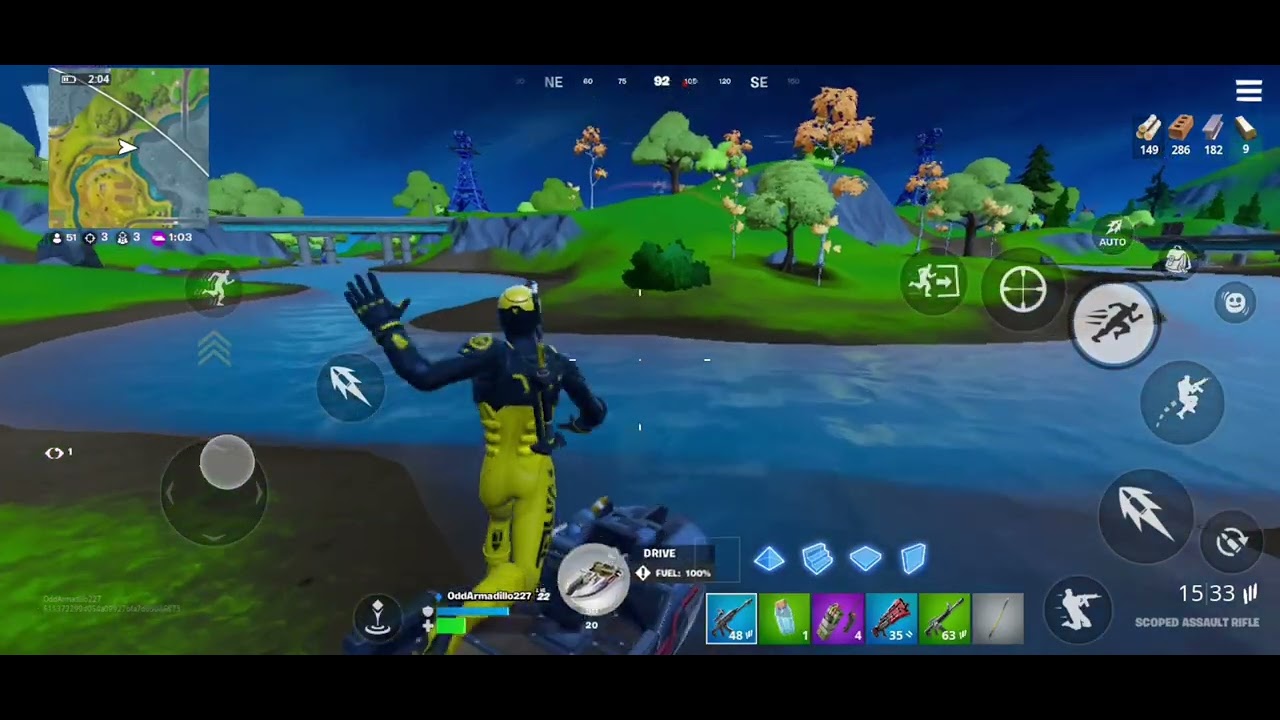 Playing as 1 ball in Fortnite - YouTube