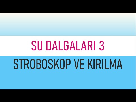 SU DALGALARI - 3 - STROBOSKOP VE KIRILMA (10.SINIF + TYT)(WATER WAVES LESSON 3)