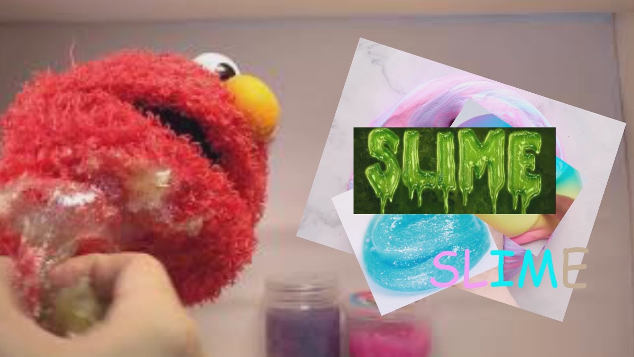 Elmo plays with slime | See puppets show | Sesame Street | Children toy ...