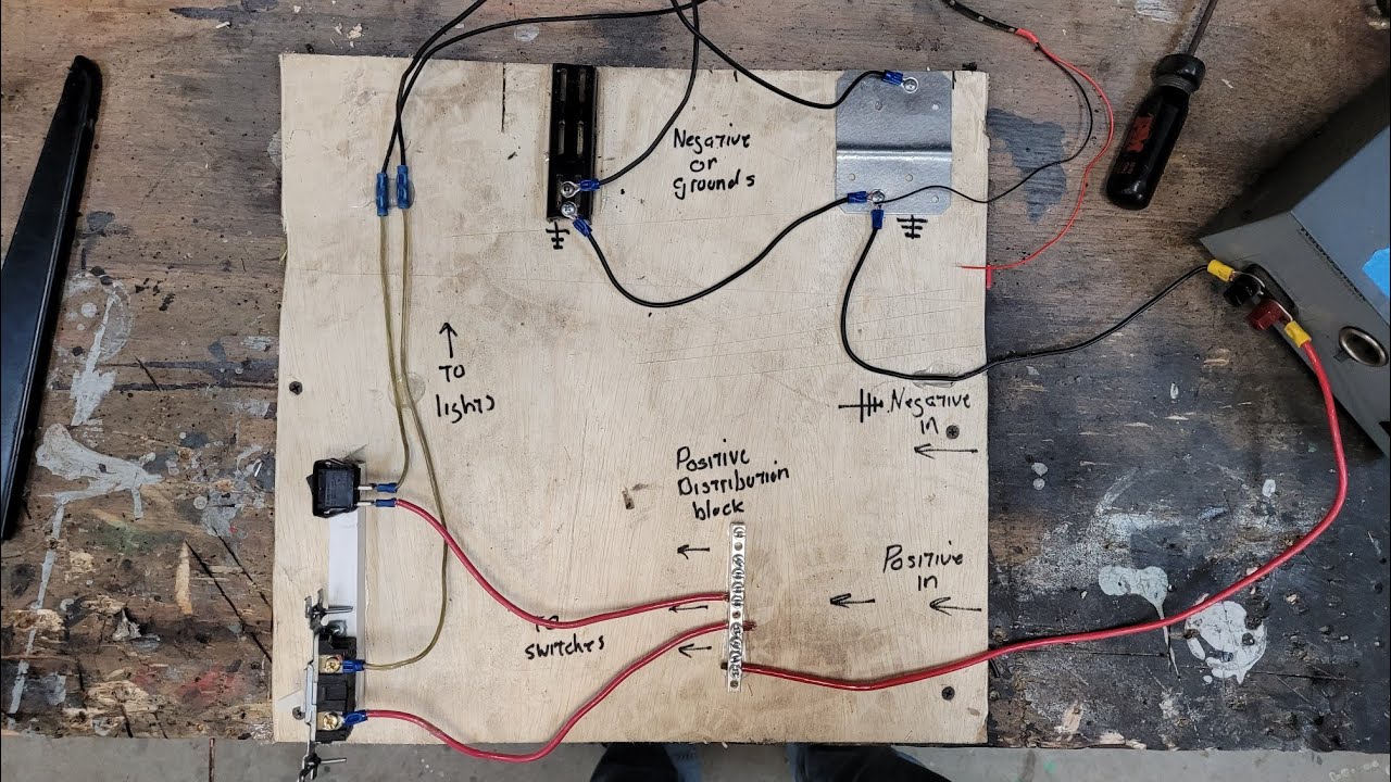 My police lightbar wiring setup explained - YouTube