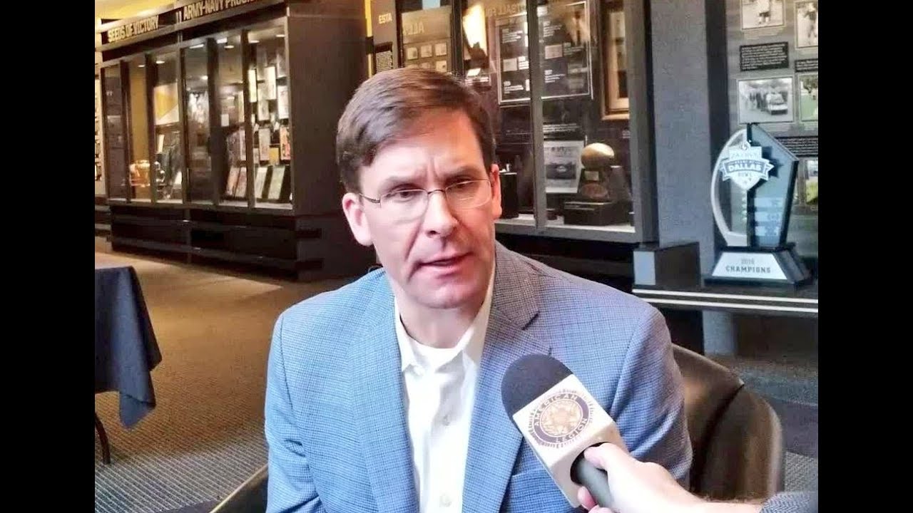 Secretary Army Mark Esper Media Conf at West Point Feb. 10, 2018 - YouTube