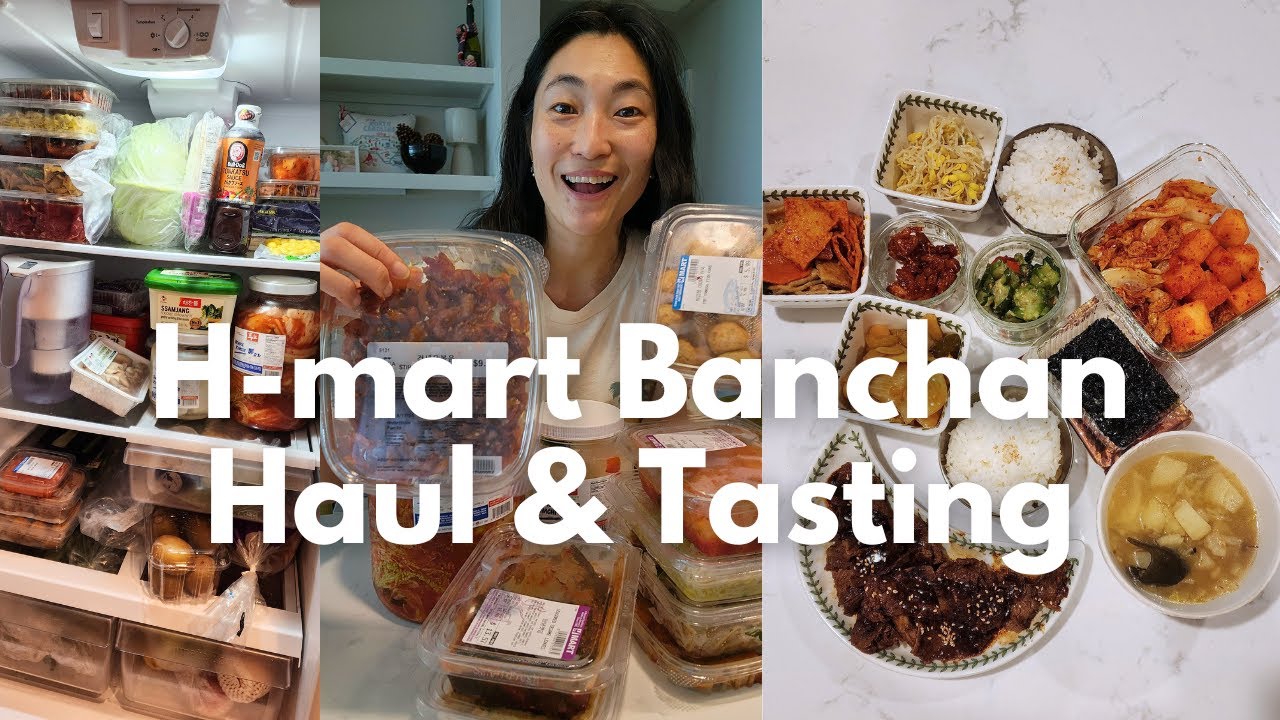 H-Mart Banchan Taste Test ASMR 🥬🍄‍🟫🍚 - YouTube