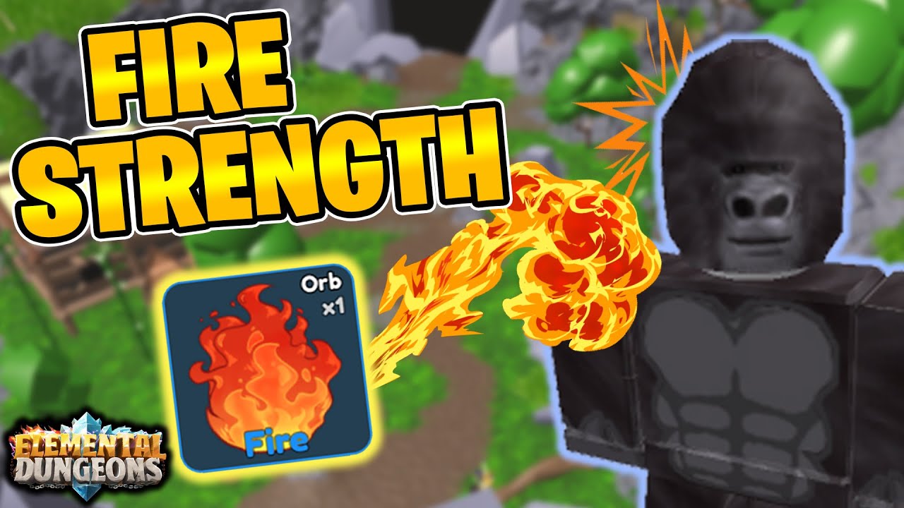 Rolling Fire Element to Smash Through Jungle Dungeon! Elemental ...