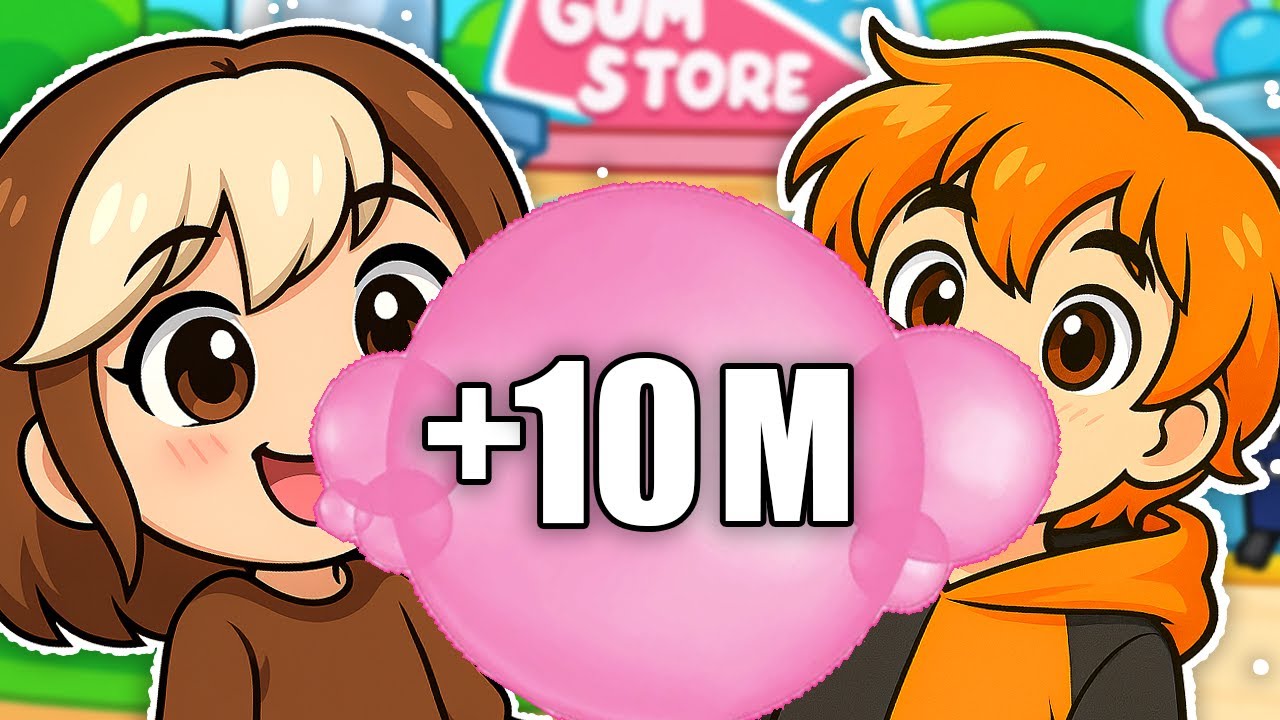 MI NOVIA Y YO HACEMOS EL CHICLE MAS GRANDE DE ROBLOX 😱 - YouTube