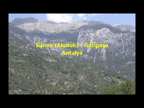 Akoluk (Sünne) köyü - Gazipasa / Antalya