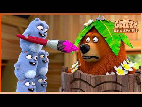 Cozy Nest | Grizzy & the Lemmings | 35' Compilation | 🐻🐹 Nostalgic Cartoon