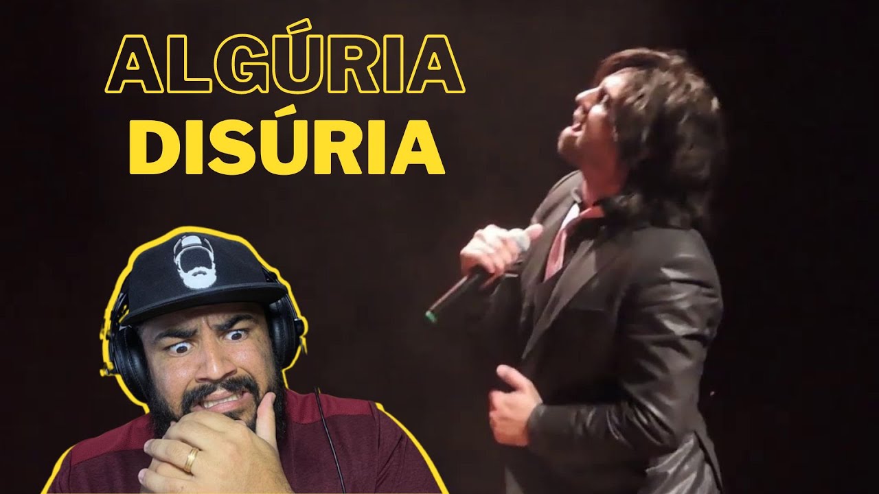 REACT " ALGÚRIA (OU DISÚRIA) GUILHERME DE SÁ - YouTube