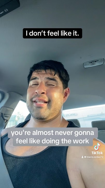 I dont feel like it. #motivation #discipline #faith #feelings - YouTube